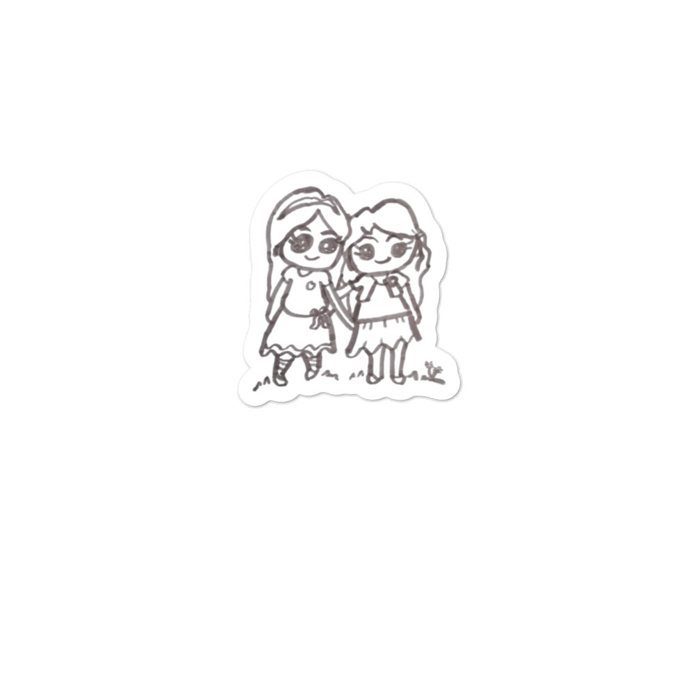 Best Friends Bubble-free stickers | Liber Label